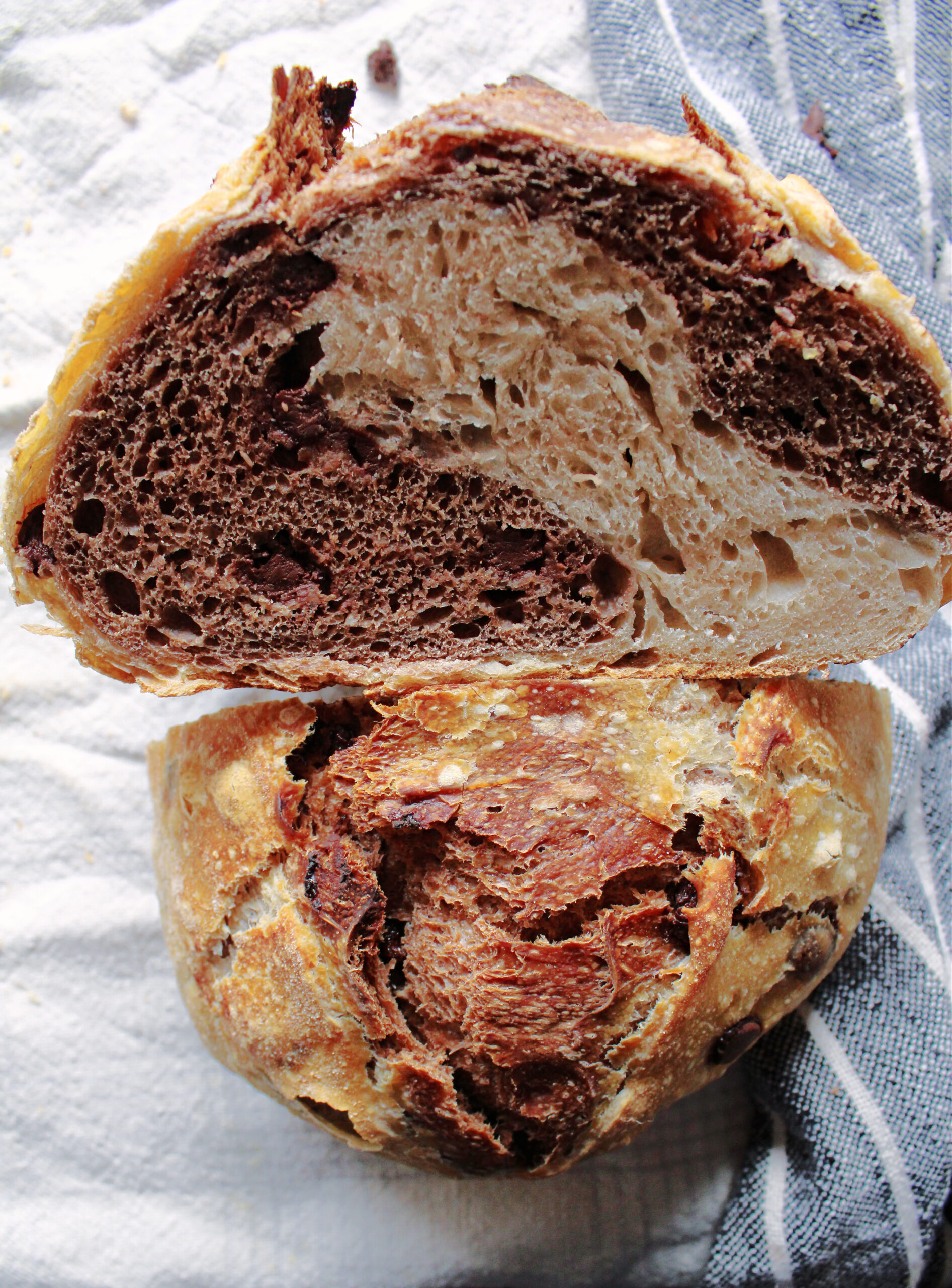 How to Make Irresistible Chocolate Swirl Sourdough Bread - Golden Hour ...